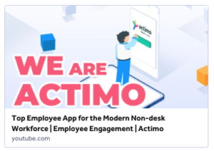 Actimo Product Digest, After Summer 2021 - The 360° employee app
