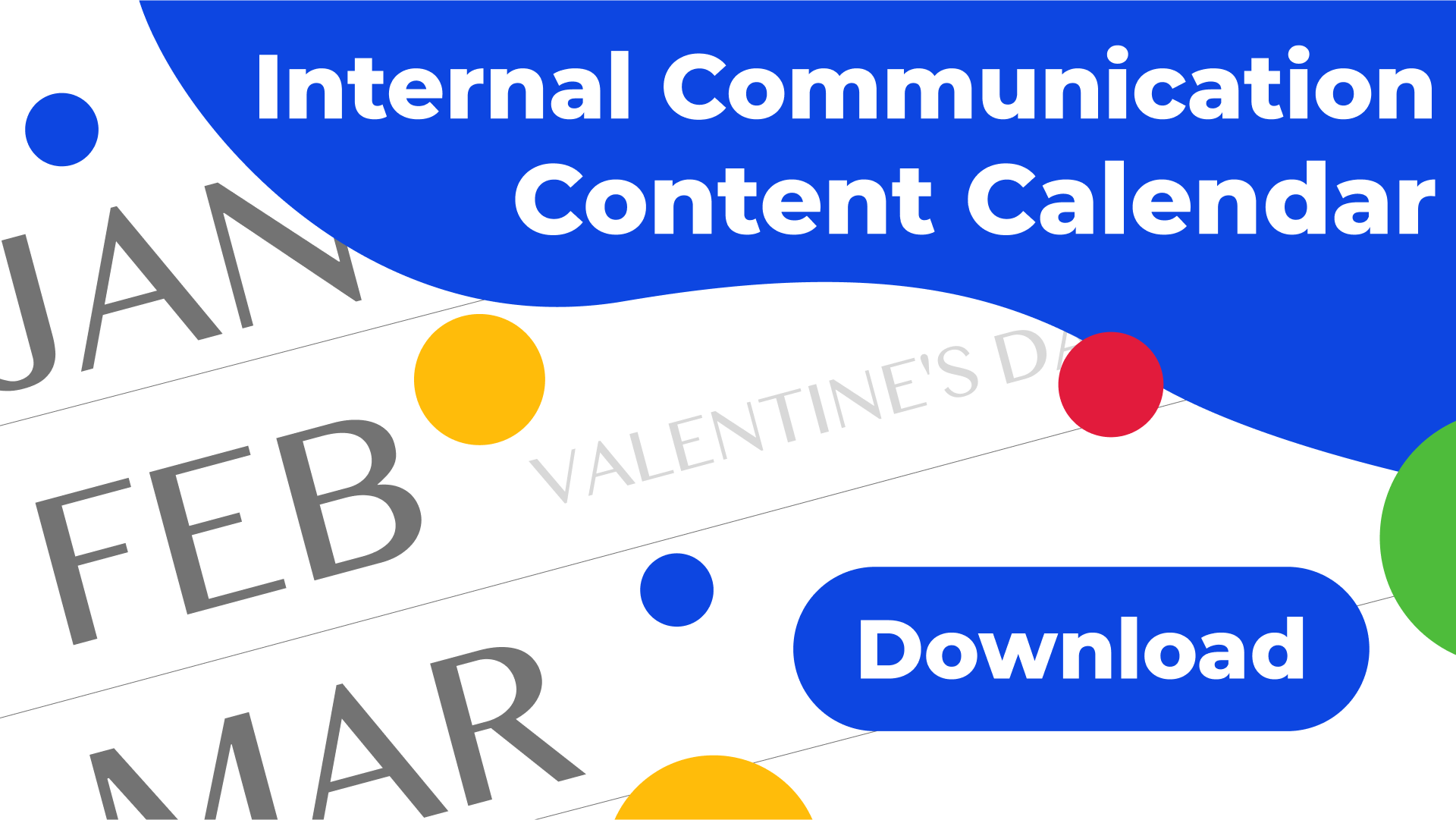 Internal Communication Content Calendar - Actimo a Kahoot! company