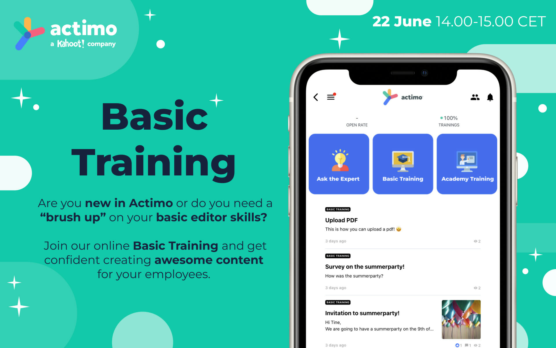 Actimo Basic Training - Actimo