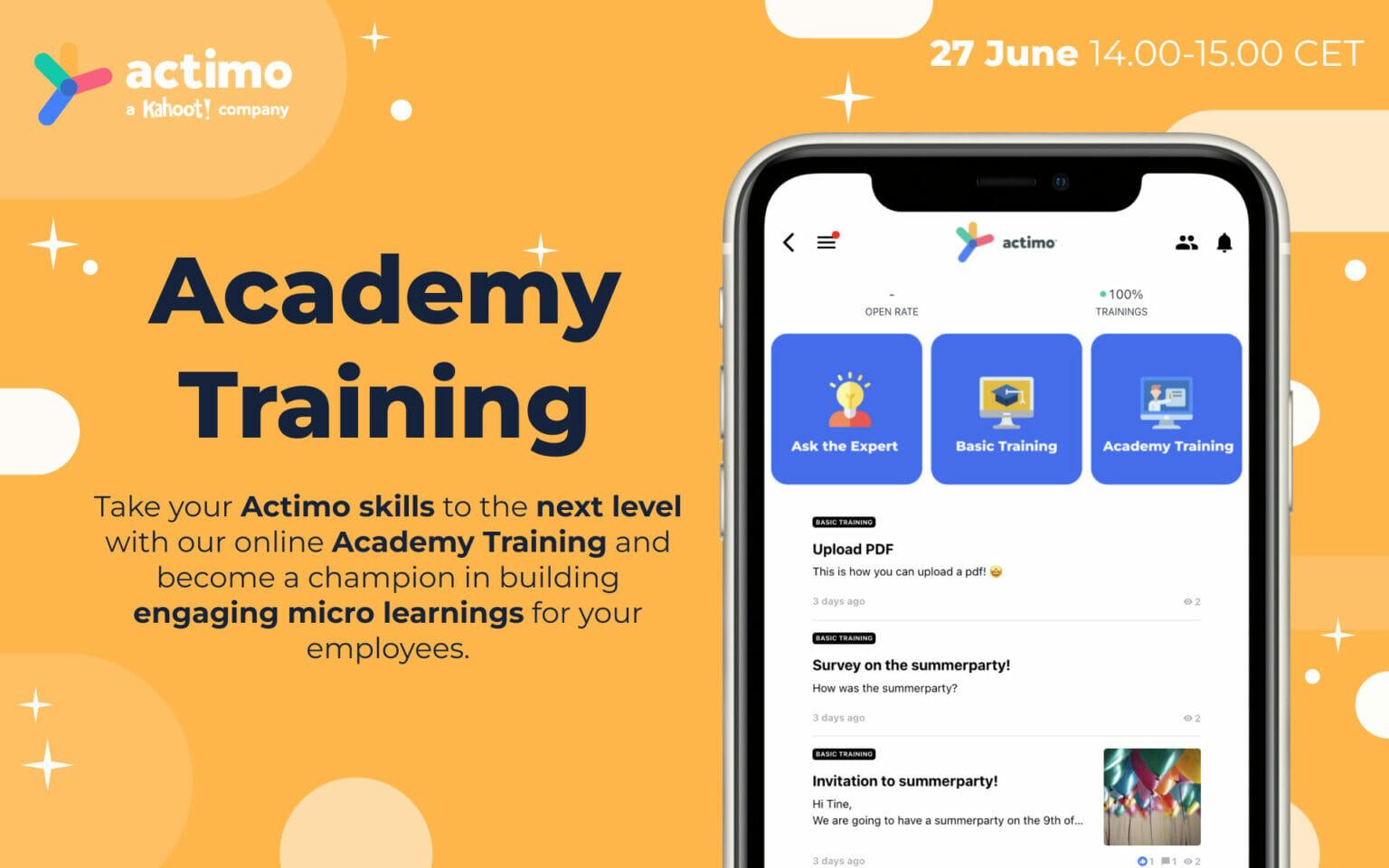 Actimo Academy Training - Actimo
